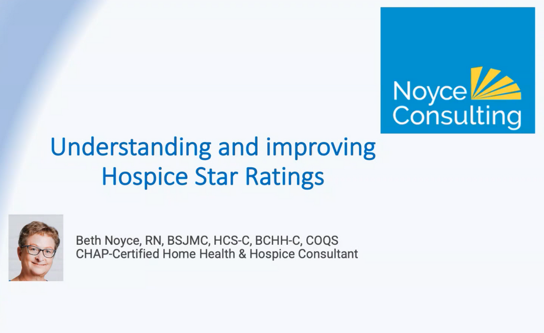 Hospice Education – Noyce Consulting