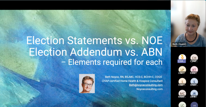 Hospice Education – Noyce Consulting